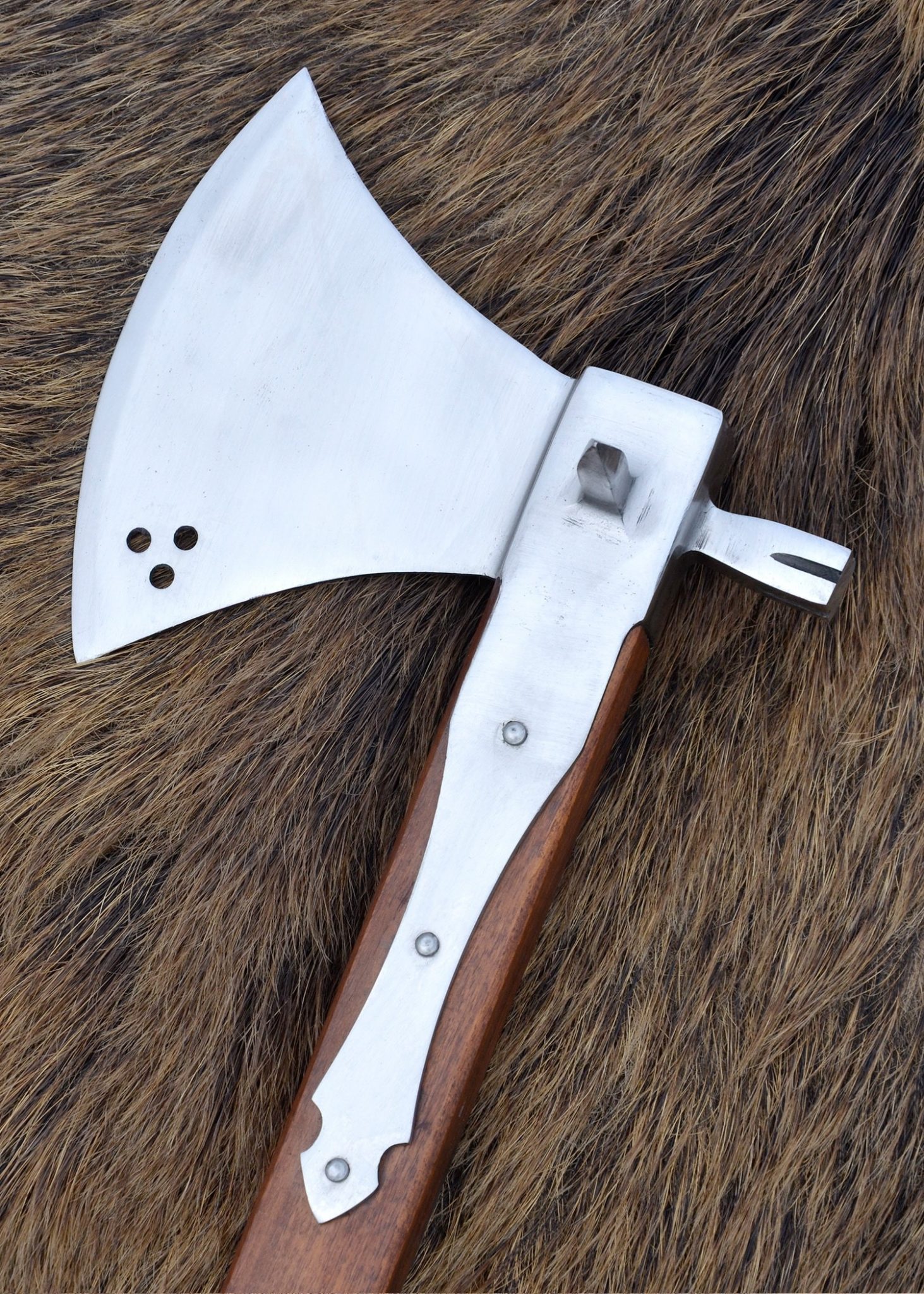 Hache de combat avec marteau 16 siècle