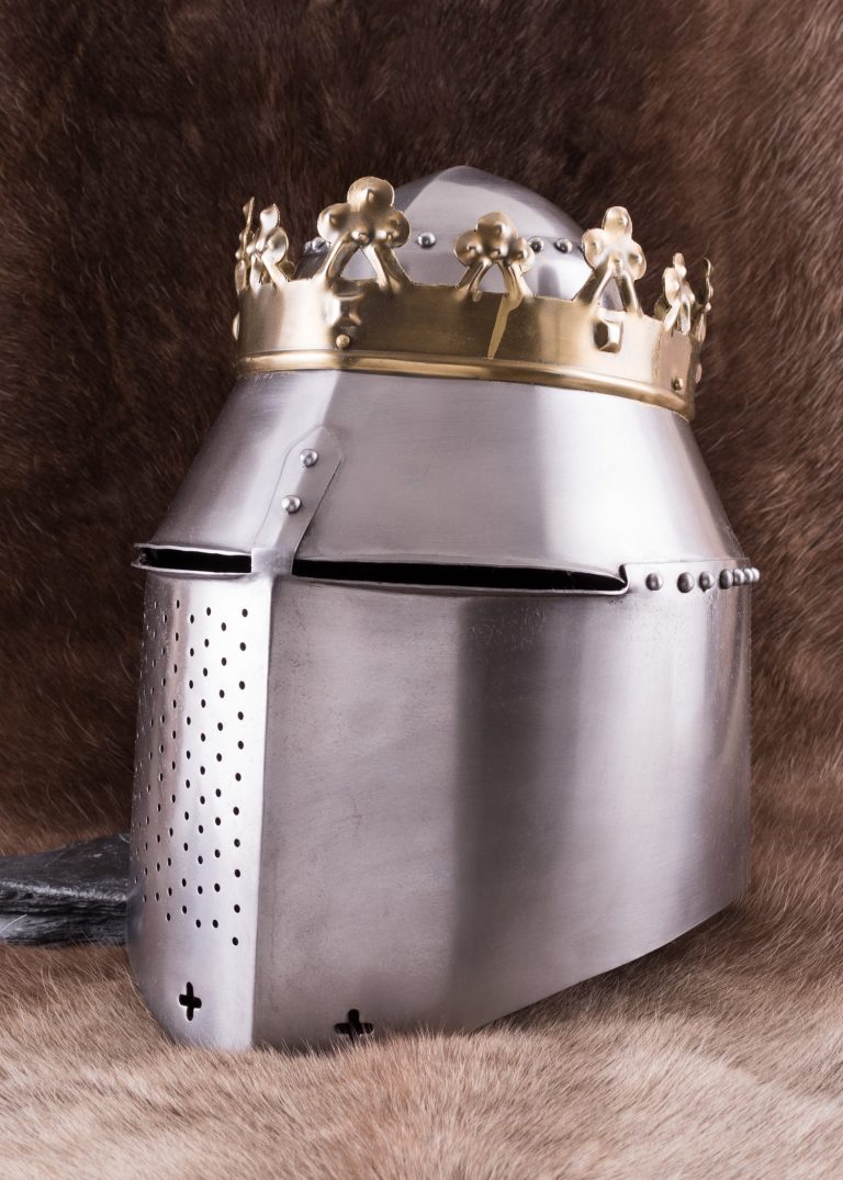 Grand Heaume médiéval Royal - Armurias | Casque médiéval