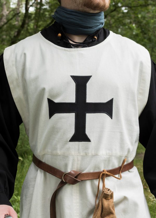 Tabard médiéval Teutonique naturel - Vêtements médiévaux et vikings